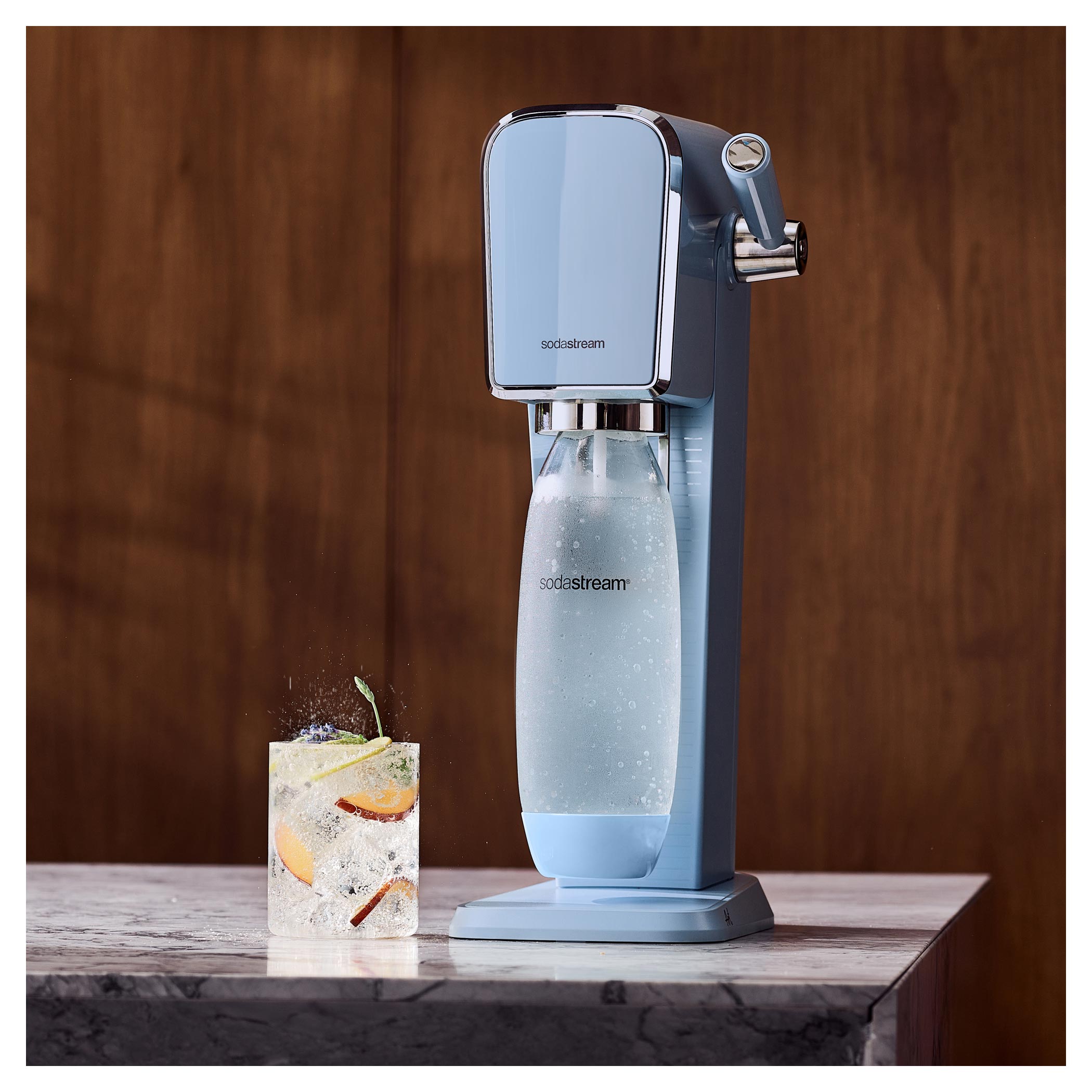 ART Misty Blue | Prístroj na prípravu perlivej vody SodaStream